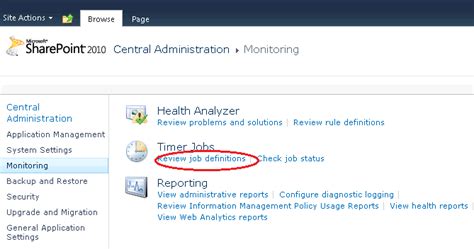 Create And Deploy Custom Timer Job Definition In Sharepoint