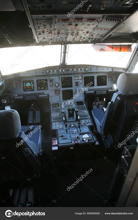 Cockpit Airplane Cockpit Cockpit View Airliner Interior View Modern