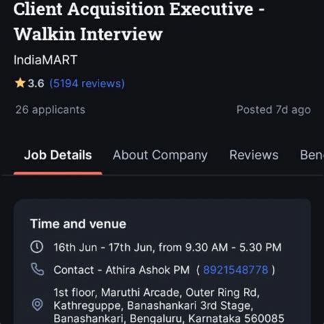 Instagram Photo By Walk In Interviews Bglr And Hyd • Jun 9 2025 At 1030 Am