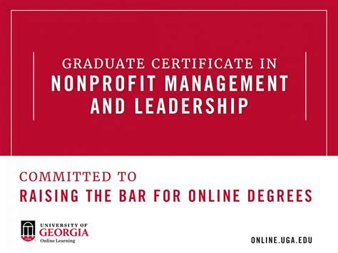 Uga Offers Online Certificate Program In Nonprofit Management Uga