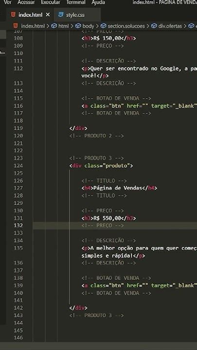 Tutorial Html E Css Site De Vendas Na Prática Youtube