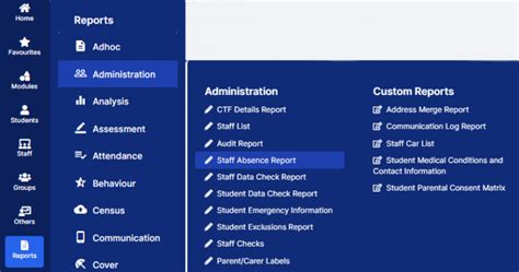 How To Report On Staff Absence Codes Bromcom Documentation Centre