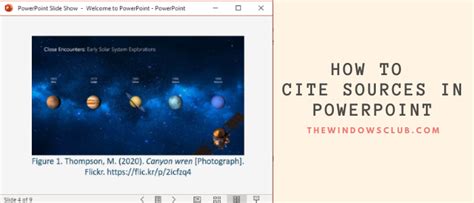 How To Put References Or Cite Sources In Powerpoint