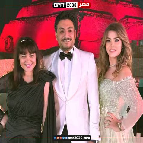 مصر نجومالفن في فرح هشامجمال و ليليزاهر في هرمسقارة احمد