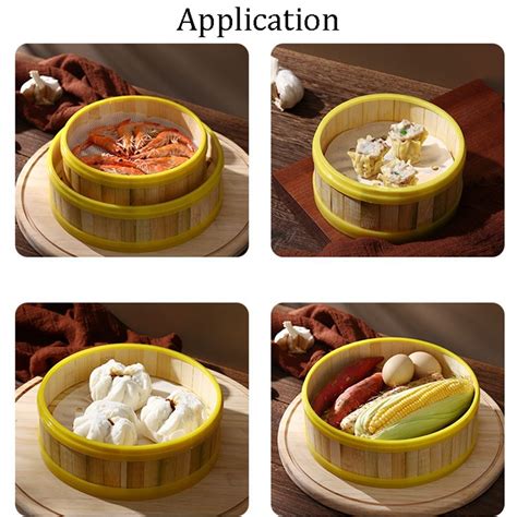 Multi Sizes With Lid Safe Handmade Chinese Food Making Steamer Basket