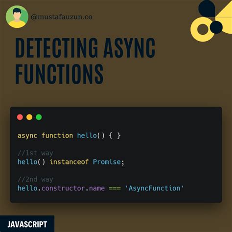 javascript detecting async functions mustafa ateş uzun blog