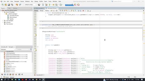 Java Swing Project Electricity Billing System With Netbeans Thamindu Kalhara Posted On The