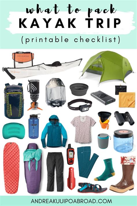 Overnight Canoe Trip Packing List At Tara Stallworth Blog