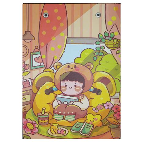 قیمت و خرید تخته شاسی آبرنگ مدل چک لیست طرح دختر سایز A5 به همراه کاغذ یادداشت