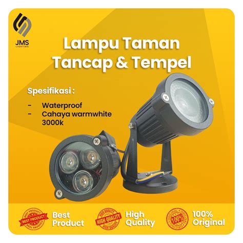 Jual Lampu Taman Watt SMD Mata Super Terang TANCAP Shopee Indonesia