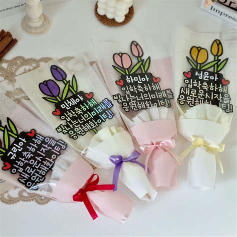 졸업식 어린이집선생님 선물 초등학교 입학식 토퍼 꽃다발 아이디어스