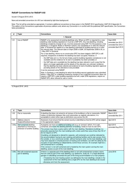Rdsap Conventions Example Pdf Window Building Insulation