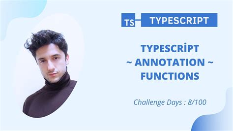 Typescript Function Annotation Typescript Tutorial Youtube