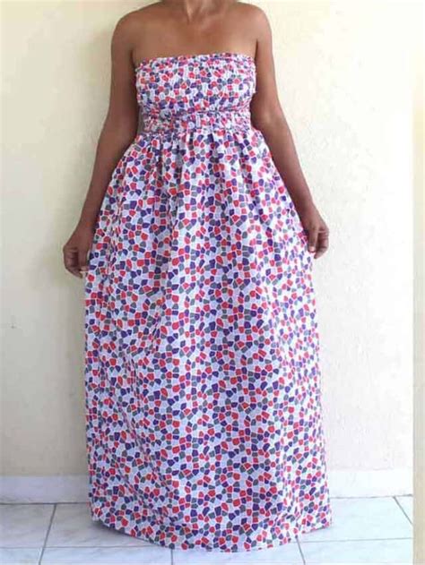 How To Make A Shirred Maxi Dress With Free Pattern Story Happiest Camper