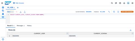 choose an sap hana database sap tutorials