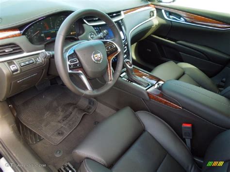 Jet Black Interior 2013 Cadillac Xts Premium Fwd Photo 73044532