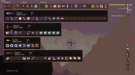 random projectile wand made a neutron star r noita