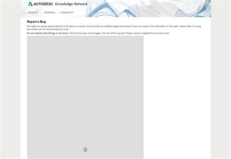 Bug Report Form Has Bug Autodesk Community