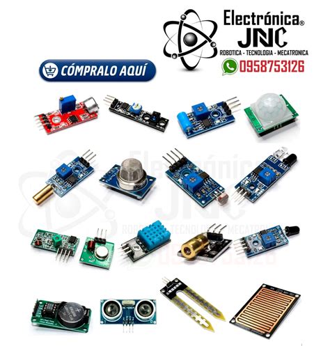 Kit De Sensores Para Arduino Electronica JNC