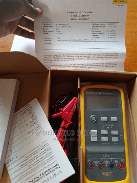 Fluke 712 Rtd Process Calibrator In Ojo Measuring And Testing Tools Royal Safety Hub Jiji Ng