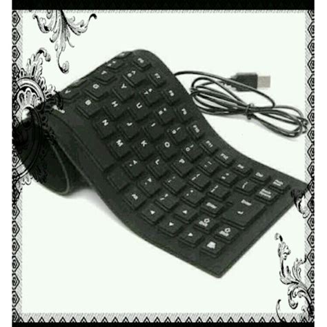Jual Flexibel Keyboard External Dari Karet Flexible Dengan Kabel Usb Standar Untuk Semua Jenis