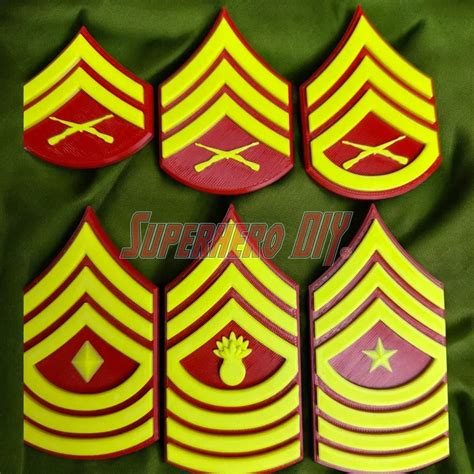 Usmc Enlisted Rank Multiple Sizes Available Marine Corps Nco Rank