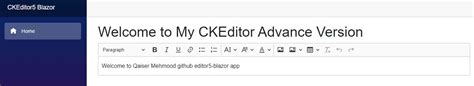 ckeditor blazor ckeditor5 5 0 codementor