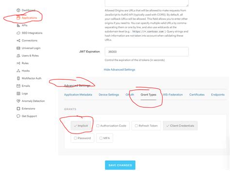 unauthorized client grant type implicit not allowed for the client