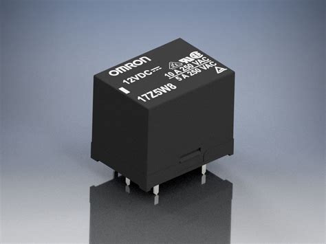 Pcb Relay Omron 3d Model Cgtrader