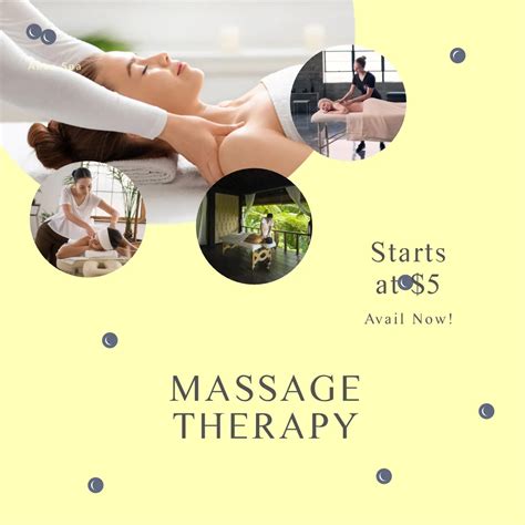 Free Mobile Massage Therapy Post Facebook Instagram Template To Edit