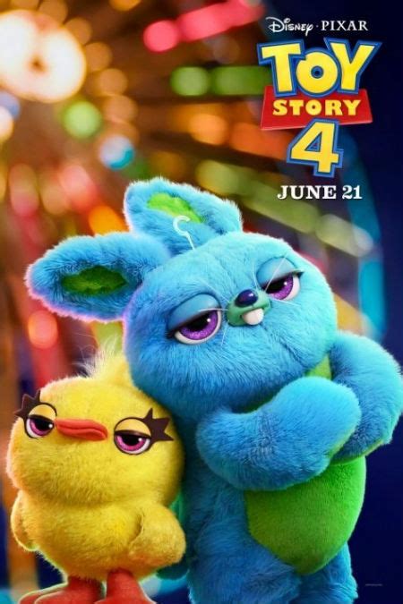 Weekend Movie Poster Art The Old And New Characters From Toy Story 4