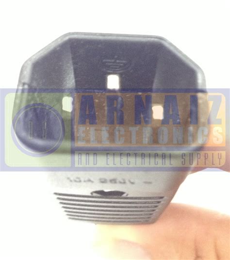 C14 Rewireable Connector C14 Rewireable Plug 10a 250v Arnaiz Electronics And Electrical Supply
