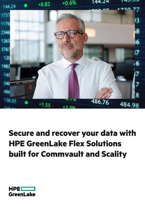 Secure And Recover Your Data With Hpe Greenlake Flex Solutions Built