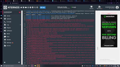 Server Crashes When It Didnt Previously General Aternos Community
