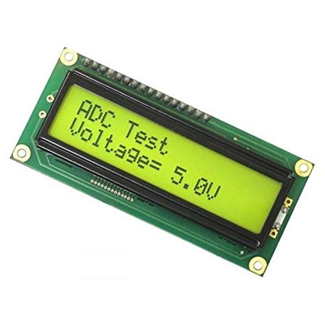 Lcd 16×2 Alphanumeric Display Jhd162a For 8051 Avr Arduino Pic Arm All Yellow Lcd 16×2