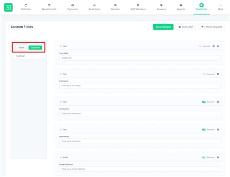 Customize Custom Fields BookingPress WordPress Plugin