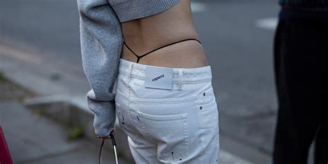 Le String En T Peut Il Faire Son Retour Dans Les Tendances Stylist Fr