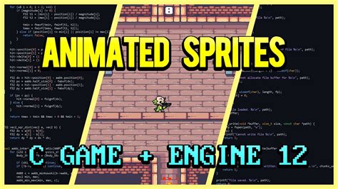 Animated Sprites C Game Engine From Scratch 12 Youtube