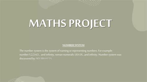 Maths Ppt On Number System Ppt