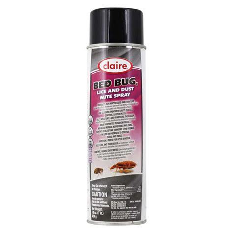 Claire Bed Bug Dust Mite And Lice Spray 16oz Cleaning Fast Delivery