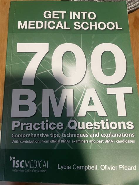 Medicine Bmat Assessment Book Hobbies And Toys Books And Magazines Assessment Books On Carousell