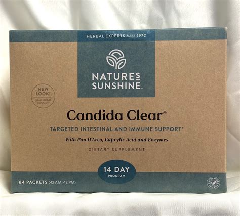 Natures Sunshine Candida Clear 14 Day Gandw Herbs
