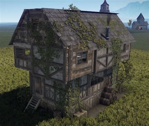 Medieval House Barn With Cellar Prefabs Codefling