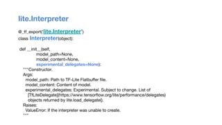 TensorFlow Lite Delegateとは PPT