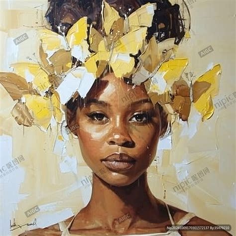 Ai创作图油画质地手绘人物 丙烯肖像画 非裔美国人艺术 丙烯酸肖像 人物肖像油画 油漆肖像画 布面油画肖像 手绘人物油画 异国风情女子油画 非洲女人装饰画 油画肖像画 新颖新锐创意艺术绘画