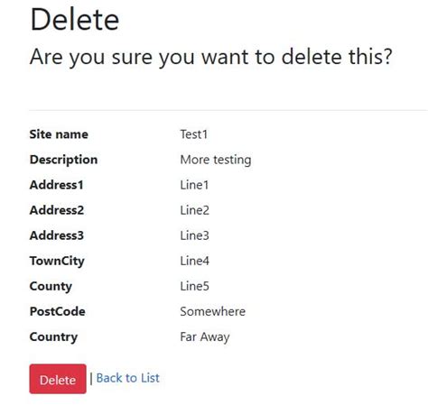 Bootstrap Dialogs And Ajax Calls To Delete Records In Dot Net Core