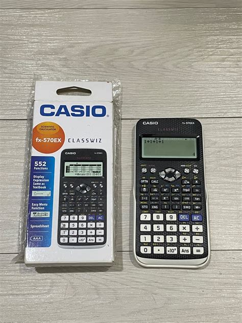 Casio Classwiz Fx 570ex Scientific Calculator Hobbies And Toys Stationery And Craft Stationery