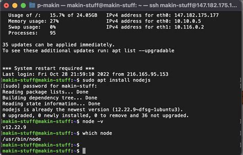 Itp Understanding Networks Setting Up Nodejs — Priyanka Makin