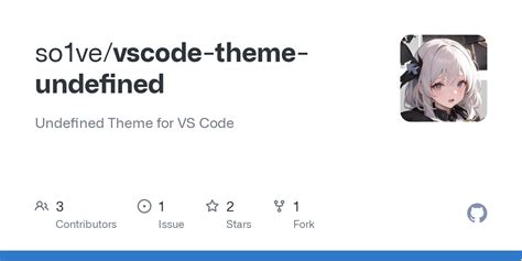 Github So1vevscode Theme Undefined Undefined Theme For Vs Code