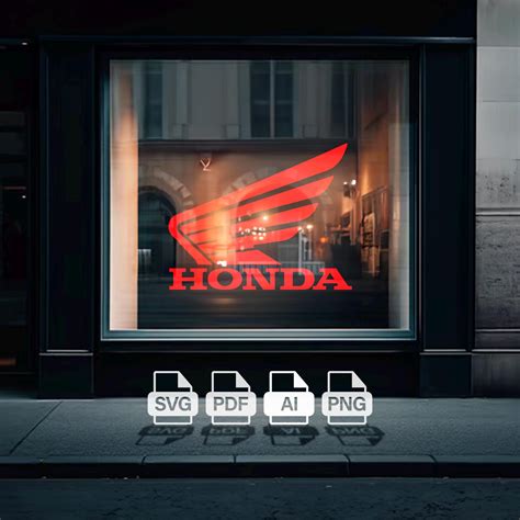 Vectorized Honda Motorcycles Logo Svg Png Illustrator Etsy